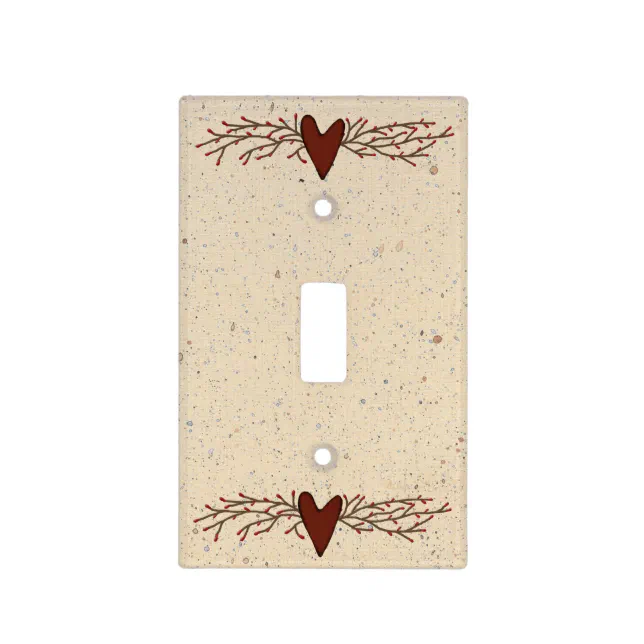 Pip Berry Heart Light Switch Cover | Zazzle
