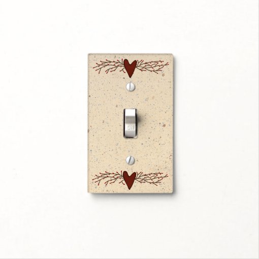 Pip Berry Heart Light Switch Cover | Zazzle
