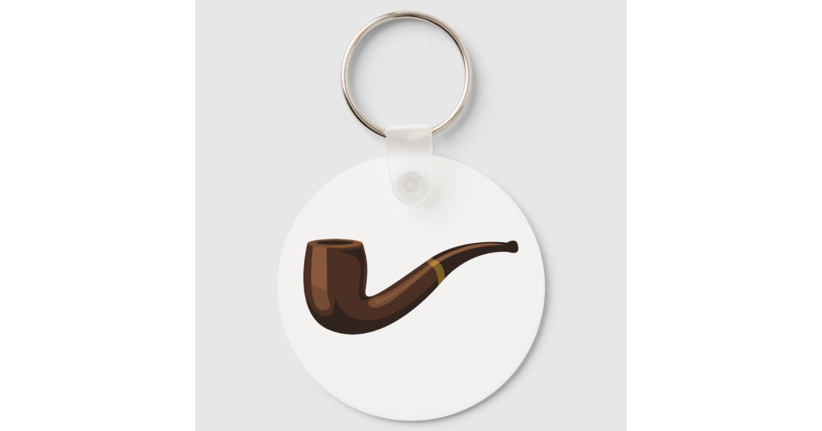 Pipe Keychain | Zazzle