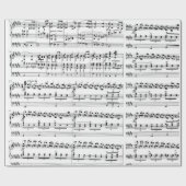 Pipe organ music wrapping paper | Zazzle