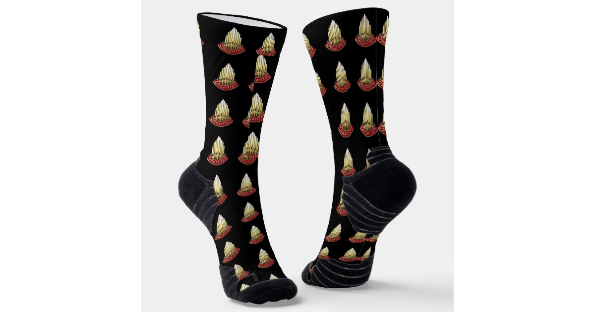 Pipe Organ Organist Concert Socks | Zazzle