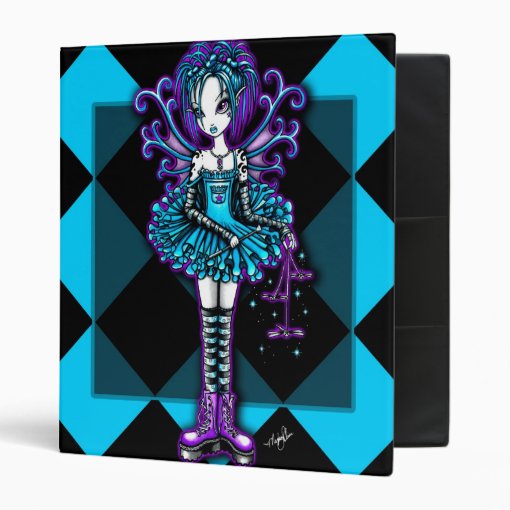 "Piper" Cute TuTu Tattoo Fairy Art Binder | Zazzle