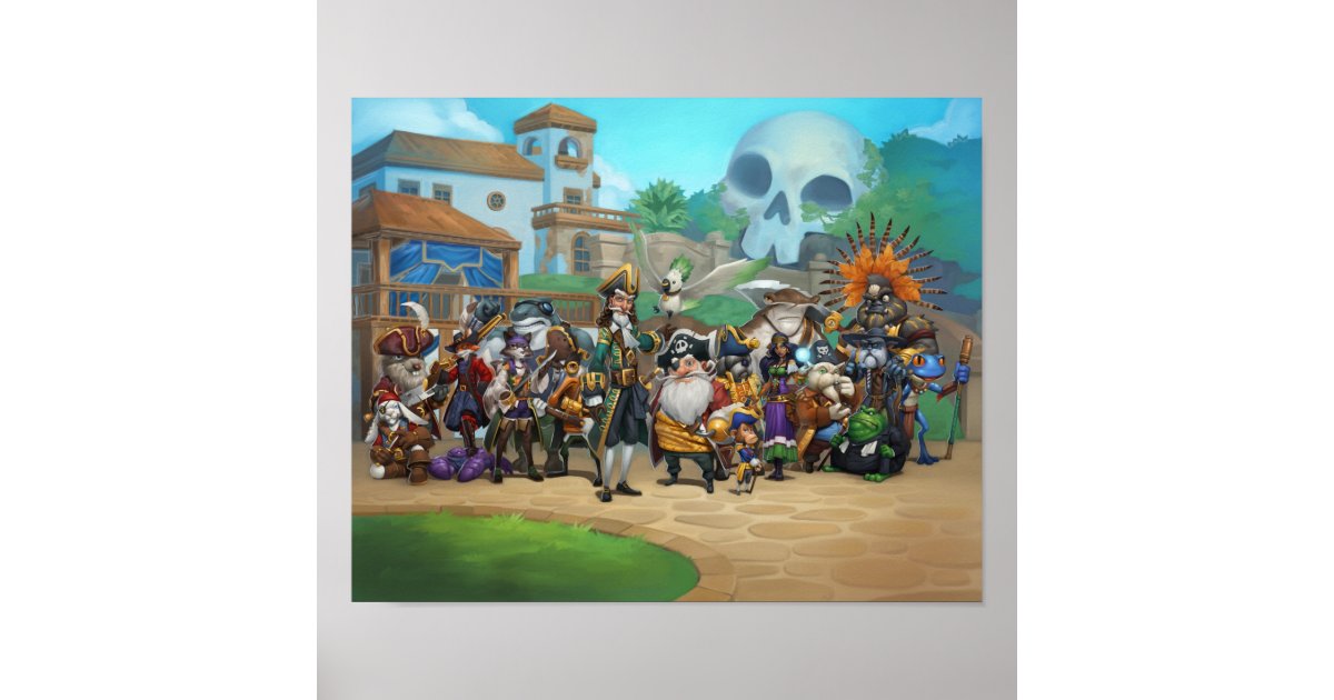 Pirate101 Skull Island Roster Poster | Zazzle