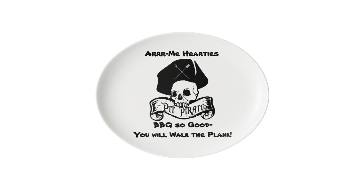 Pirate BBQ Platter | Zazzle