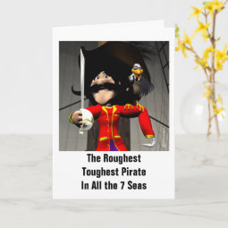 Pirate Birthday Card | Zazzle
