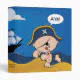Pirate Captain with Ship Kids Binder | Zazzle
