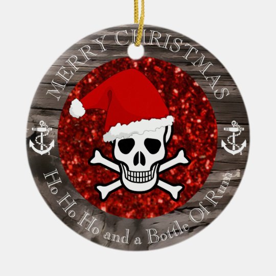 Pirate Christmas Ceramic Ornament | Zazzle.com