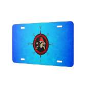 Pirate Compass Rose License Plate | Zazzle