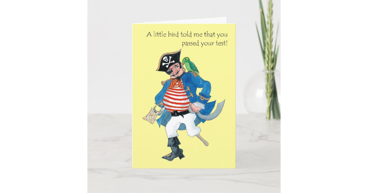 Pirate Congratulations Card | Zazzle