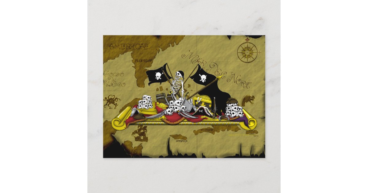 "PIRATE CONTEST" POSTCARD | Zazzle