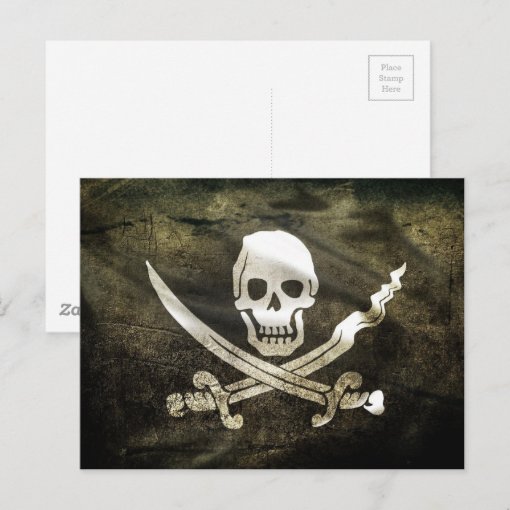Pirate Flag, Flag of Pirates Postcard | Zazzle