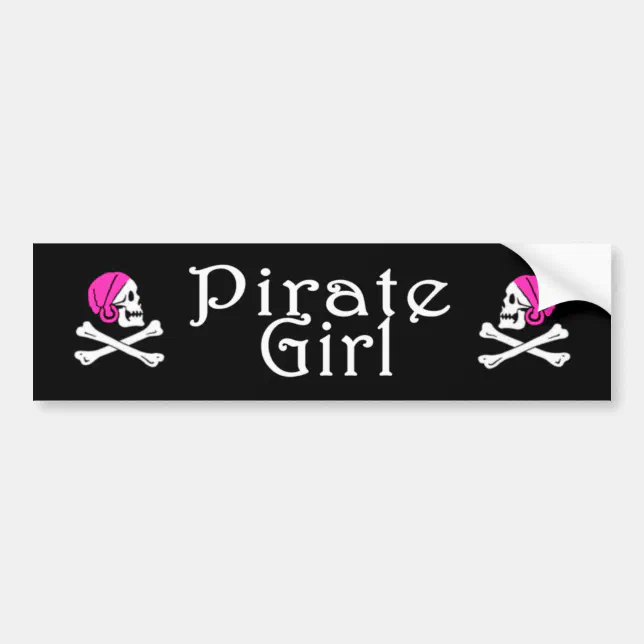 Pirate Girl Sticker | Zazzle