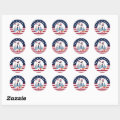 Pirate Girl Treasure Map Fun Birthday Party Classic Round Sticker | Zazzle