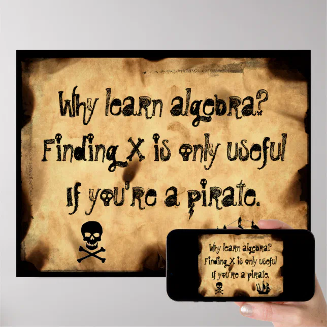 Pirate Humor Poster | Zazzle