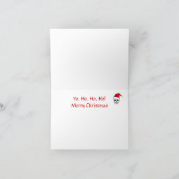 Pirate Jolly Roger Santa Christmas Card | Zazzle