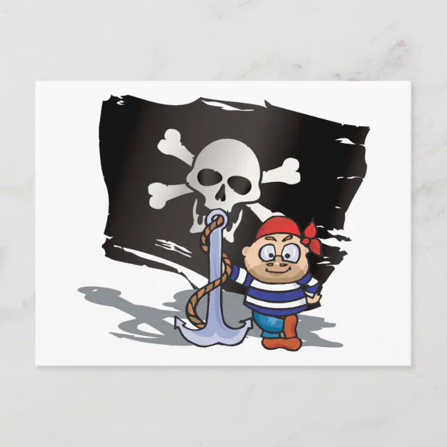 Pirate Kid Postcard | Zazzle