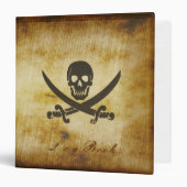 Pirate Log Book Custom 1.5" Binder | Zazzle