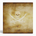 Pirate Log Book Custom 1.5" Binder | Zazzle
