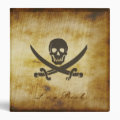 Pirate Log Book Custom 1.5" Binder | Zazzle