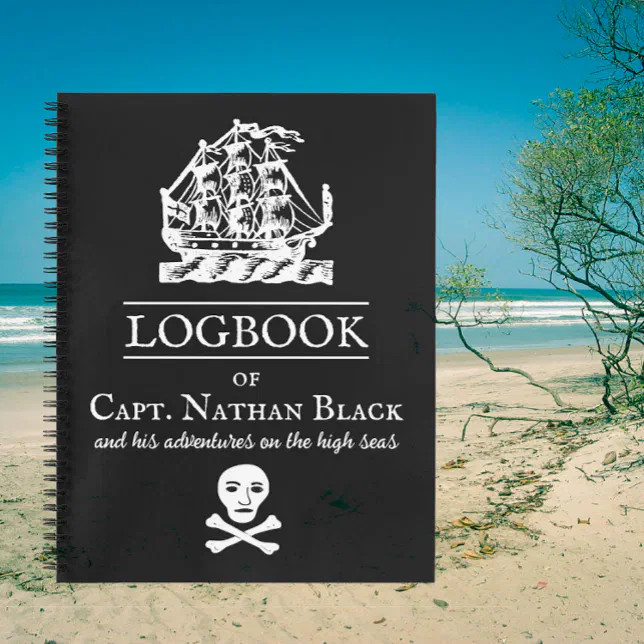 Pirate Logbook Notebook | Zazzle