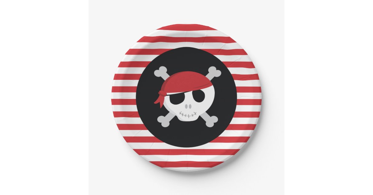 Pirate Paper Plates | Zazzle