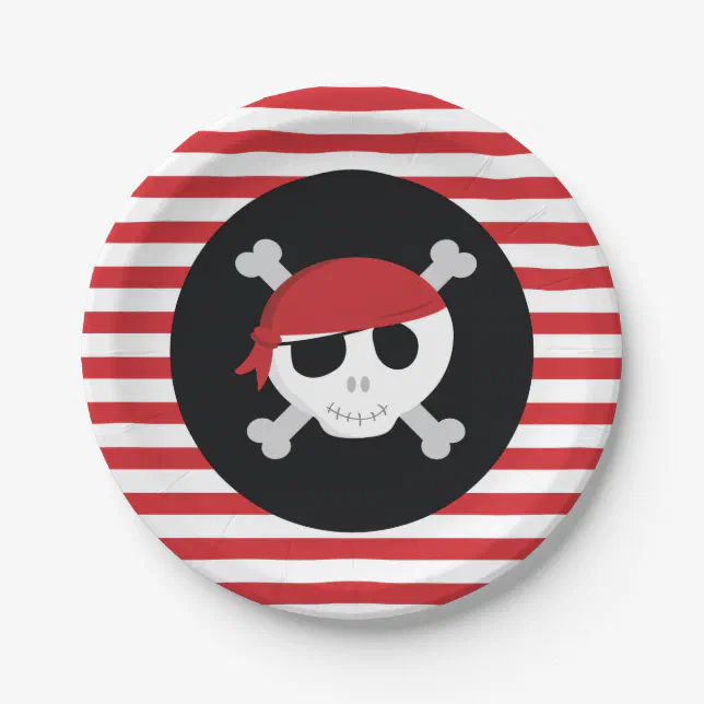 Pirate Paper Plates | Zazzle