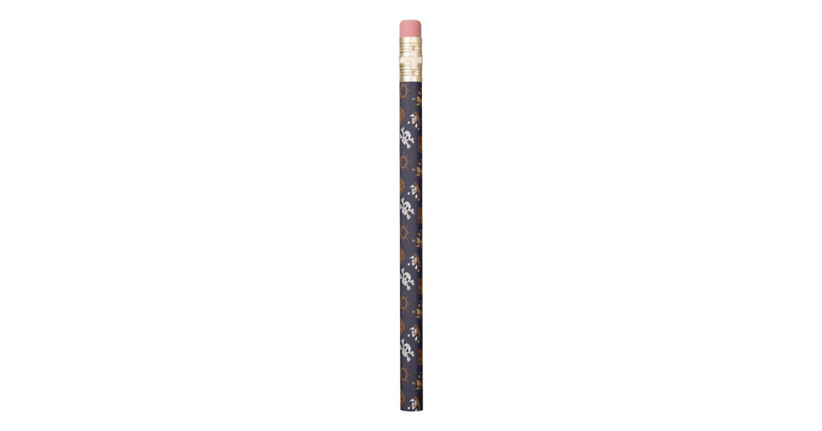 Pirate Pattern Pencil | Zazzle