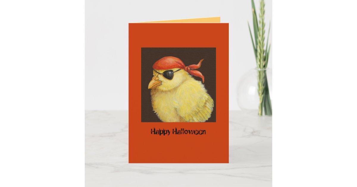 Pirate Peep Halloween card | Zazzle