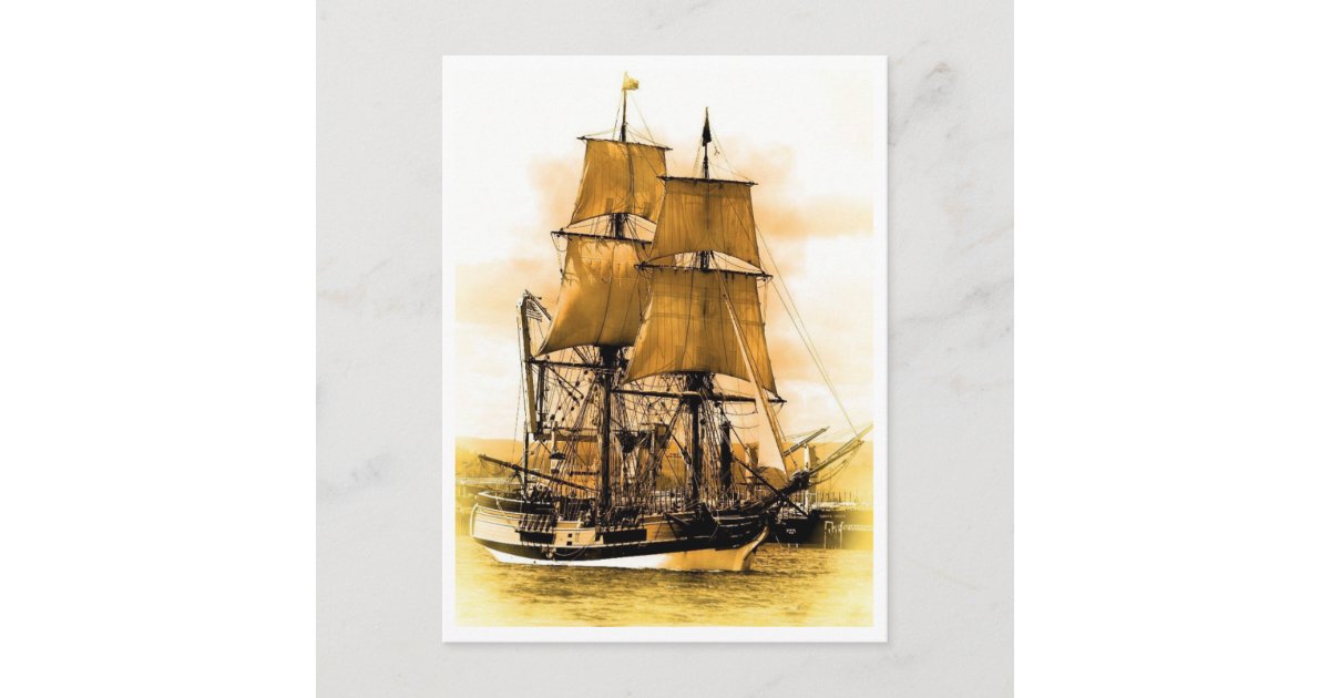 Pirate Ship 2 Postcard | Zazzle
