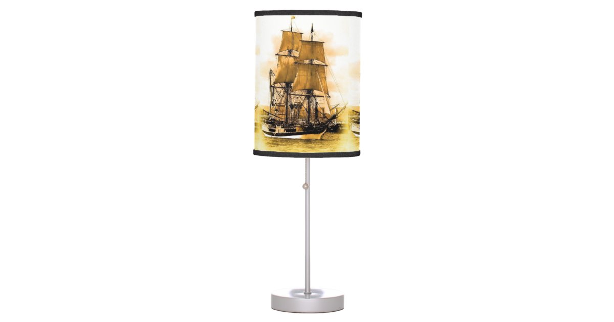 Pirate Ship 2 Table Lamp | Zazzle