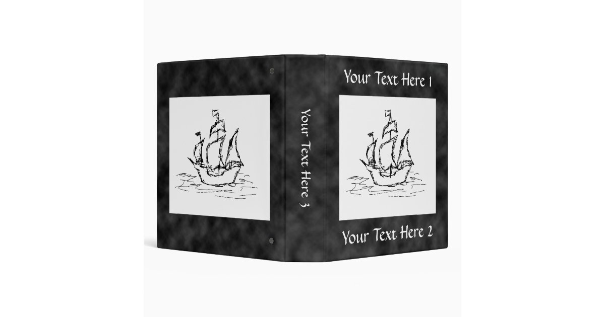 Pirate Ship. Binder | Zazzle