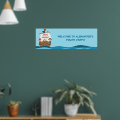 Pirate Ship Birthday Party Banner Poster | Zazzle