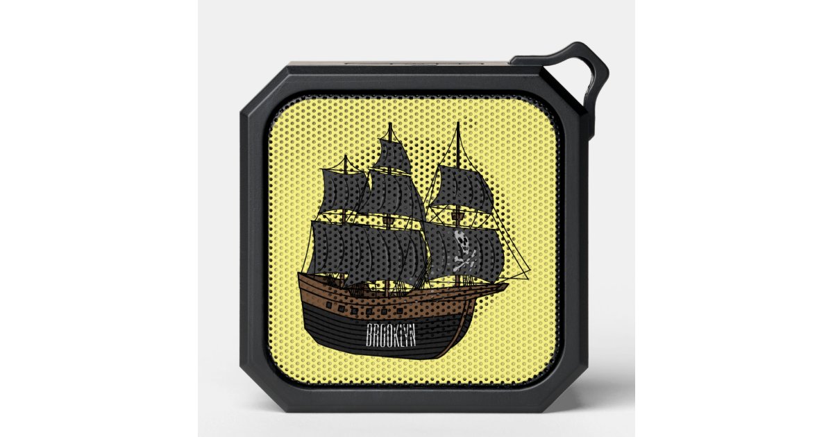 Pirate ship cartoon illustration bluetooth speaker | Zazzle Pirate ship cartoon illustration bluetooth speaker | Zazzle