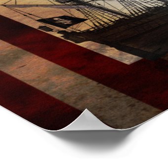 Pirate Ship Grunge Custom Birthday Party Banner Poster | Zazzle