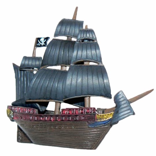 Pirate Ship Pin Statuette | Zazzle.com