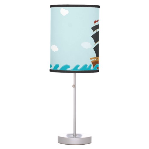 Pirate Ship Table Lamp | Zazzle