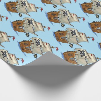Pirate Ships Wrapping Paper | Zazzle