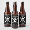 Pirate Skull and Crossbones Custom Beer Label | Zazzle
