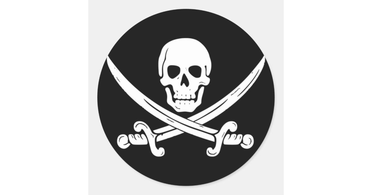 Pirate Sticker | Zazzle