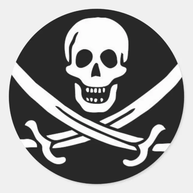 PIRATE STICKERS | Zazzle