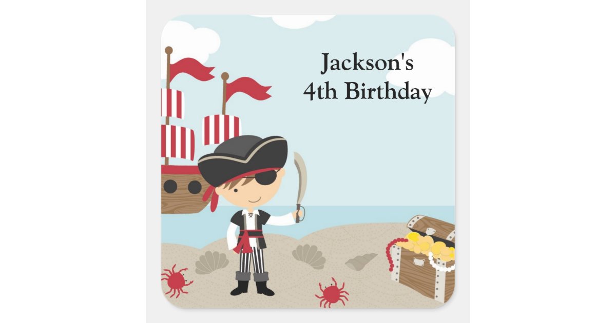 Pirate Stickers | Zazzle