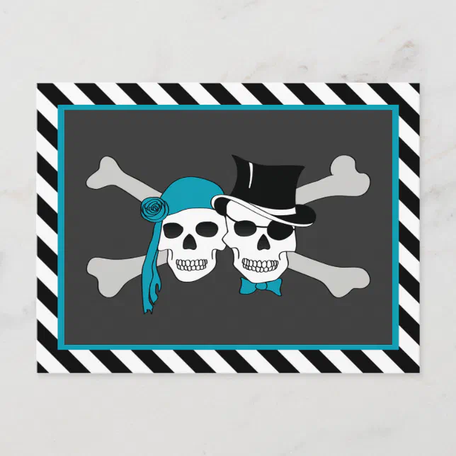 pirate theme party invitation postcard | Zazzle