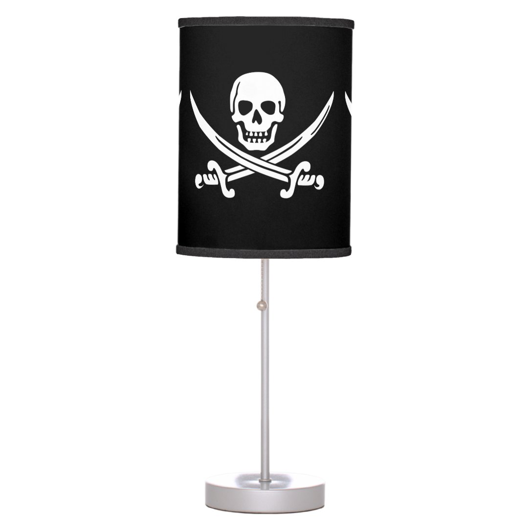 Pirate Themed Decor Table Lamp | Zazzle