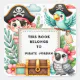 Pirate-Themed "This Book Belongs to Pirate" Label | Zazzle
