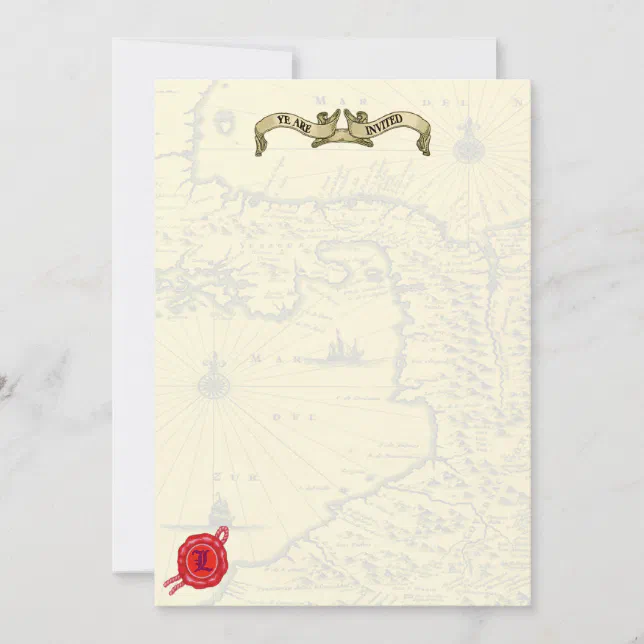 Pirate Themed Wedding Invites | Zazzle