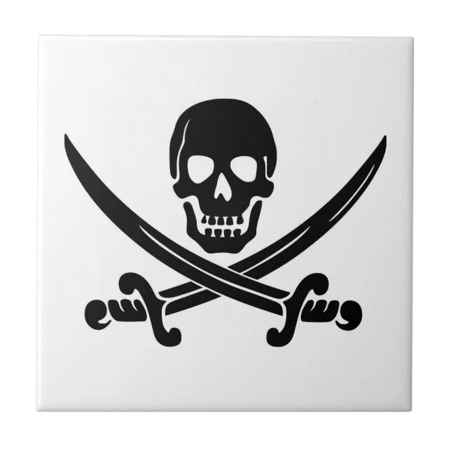 Pirate Tile | Zazzle