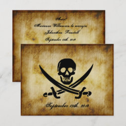Pirate Wedding Invitation | Zazzle