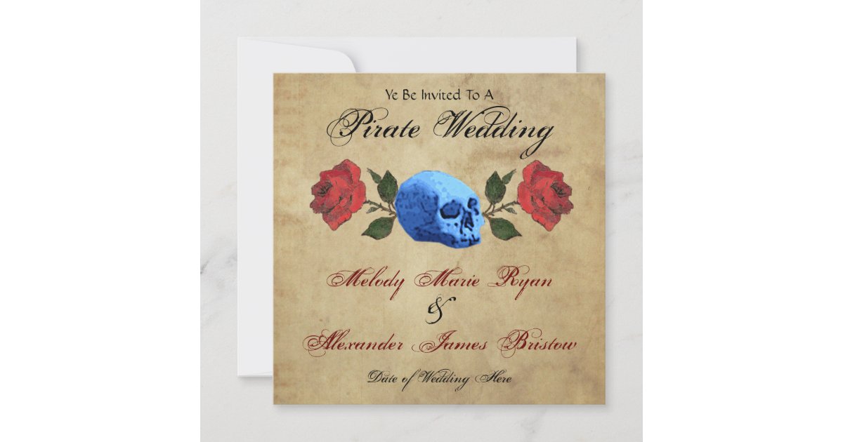 Pirate Wedding Invitation | Zazzle