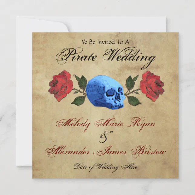 Pirate Wedding Invitation | Zazzle