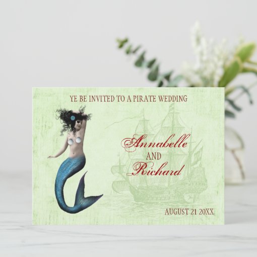 Pirate Wedding Invitations | Zazzle